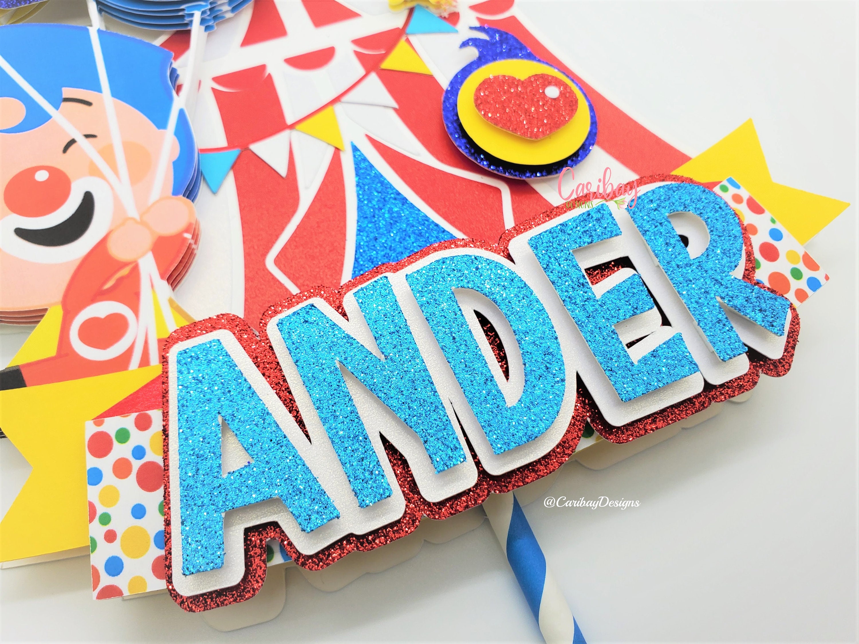 Plin Plin Inspired Cake Topper, Plin Plin Party, Plin Plin Fiesta. - Etsy