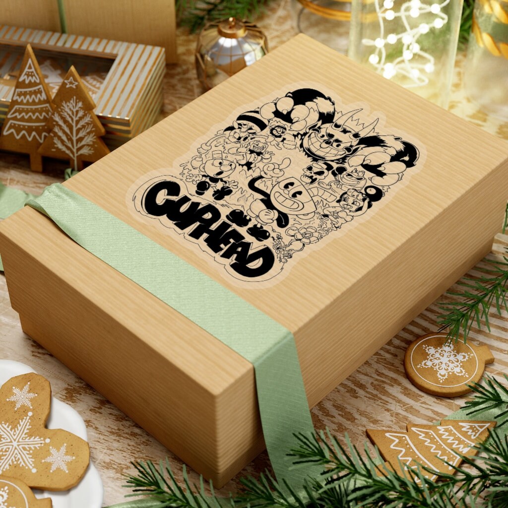 Cuphead Kiss-cut Sticker: Retro Gaming Merch Transparent and | Etsy