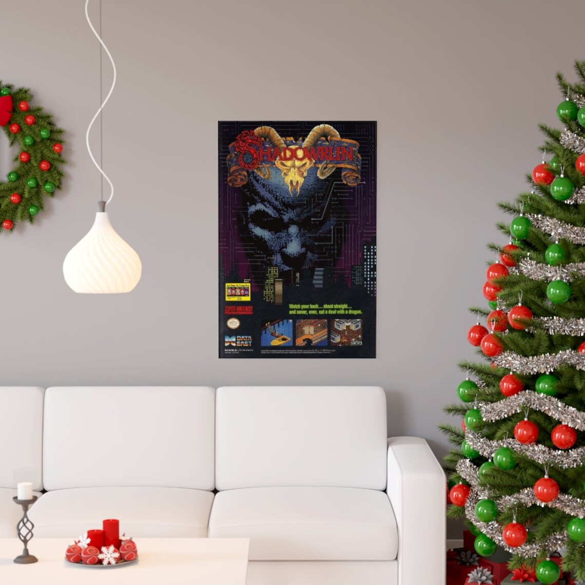 Shadowrun Classic RPG Poster: Retro 80s 90s Gaming Vintage - Etsy