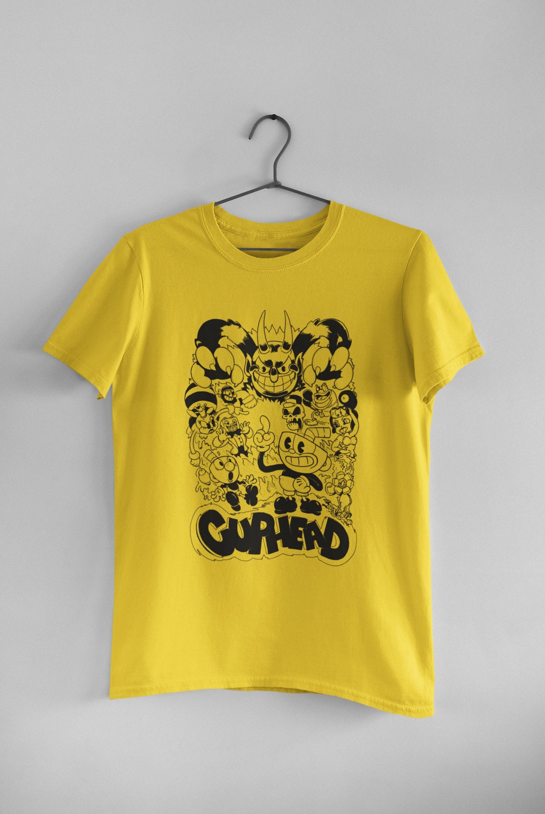 Cuphead T-shirt: High Quality Unisex Shirt, Gaming Merch - Etsy