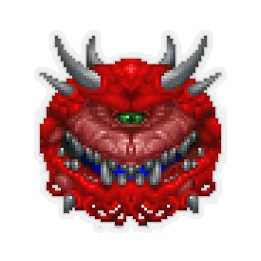 DOOM Classic Cacodemon Sticker: Kiss-cut Stickers, Multiple Sizes - Etsy