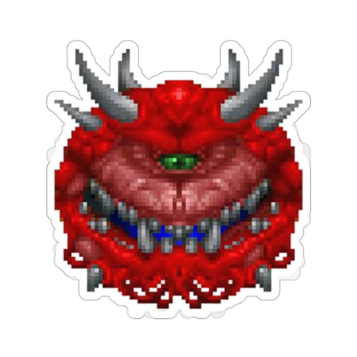 DOOM Classic Cacodemon Sticker: Kiss-cut Stickers Multiple - Etsy