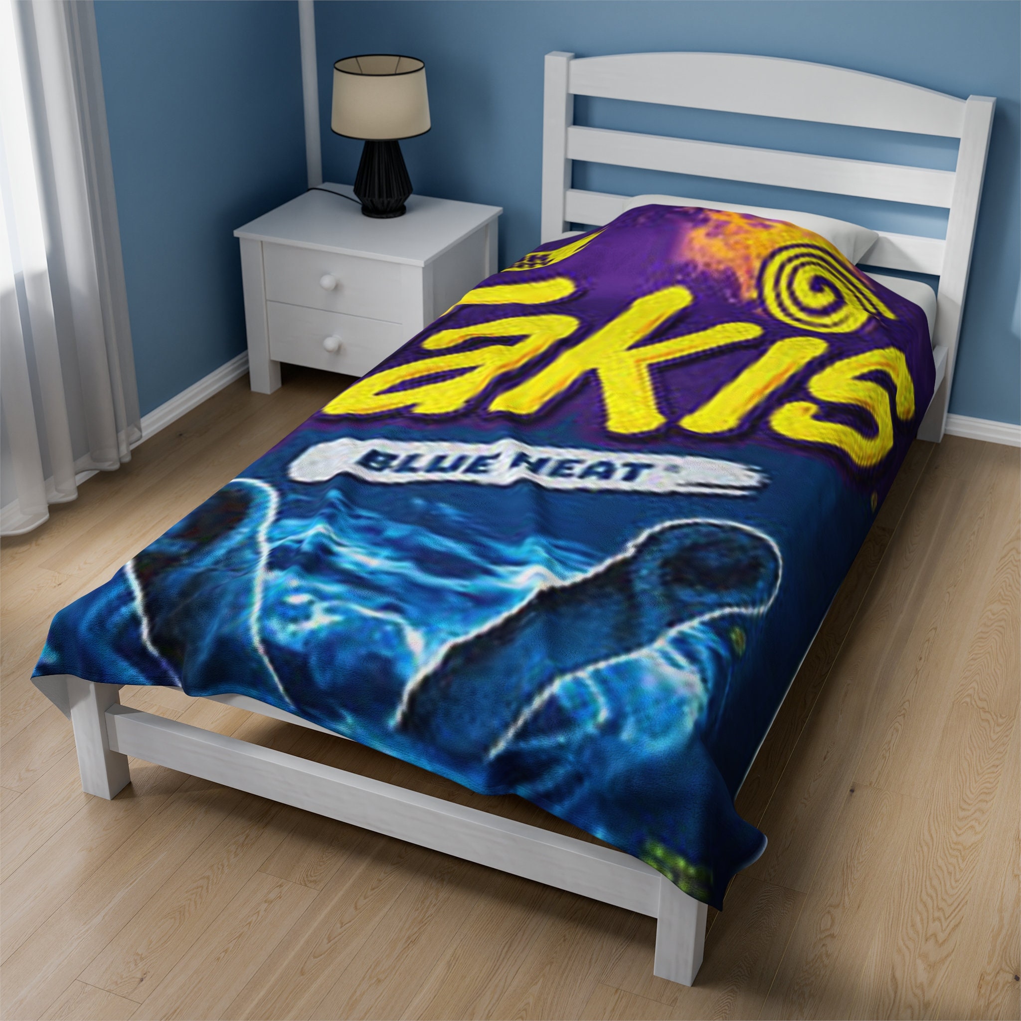 Blue Heat Takis Fuego Plush Blanket - Etsy