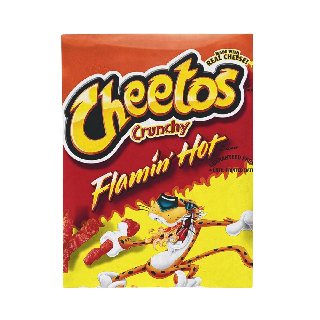 Flaming Hot Cheetos Plush Blanket - Etsy