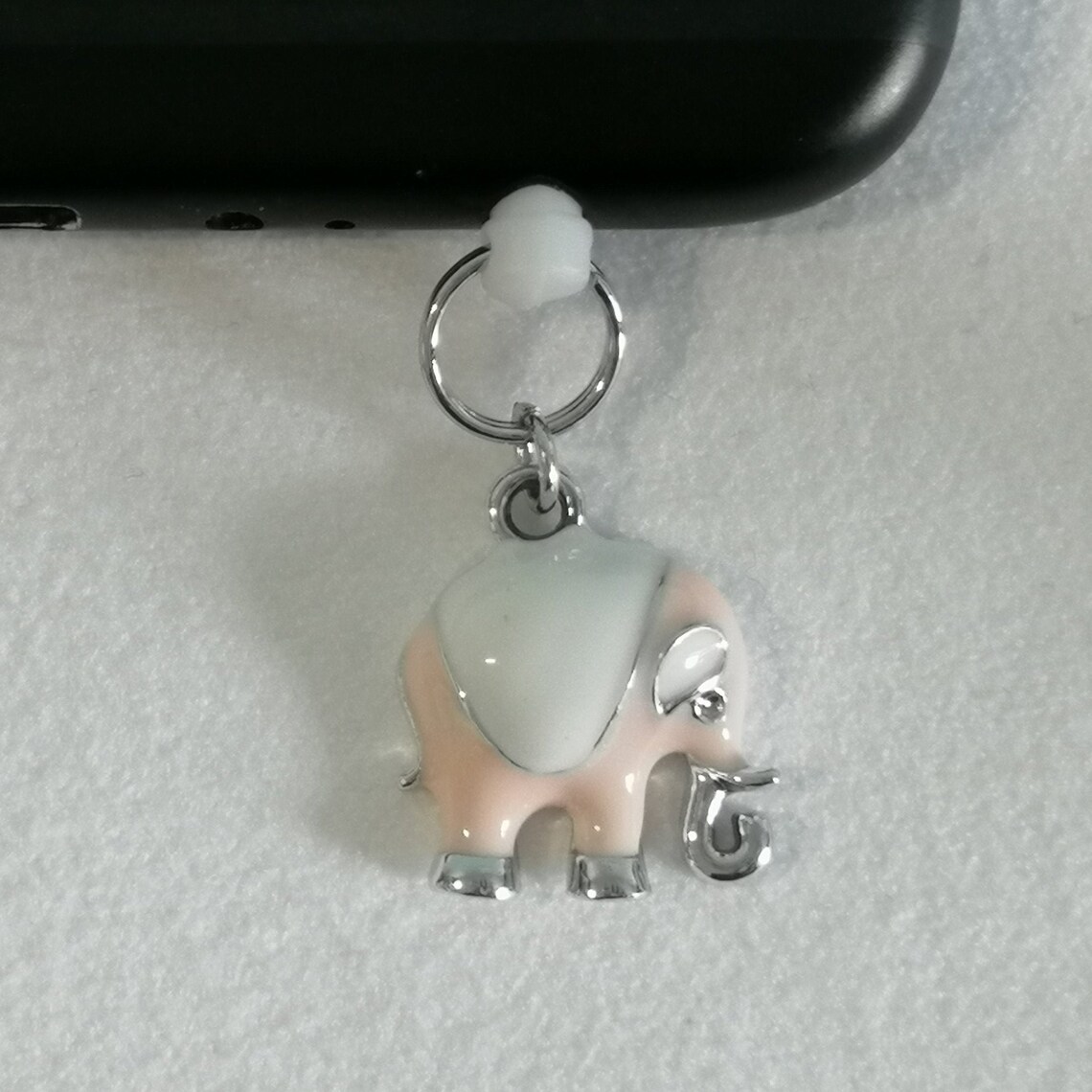 Phone Dust Plug Elephant Accessoires Anti Stof Silver - Etsy