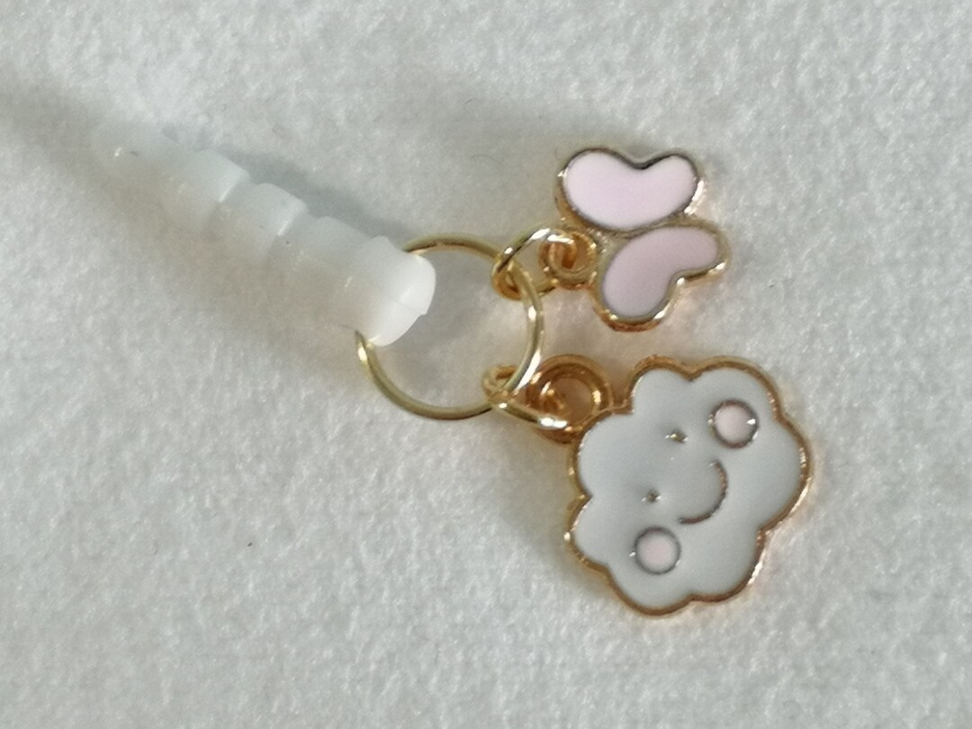 Phone Dust Plug, Cloud Butterfly | Accessoires, Anti Stof, Gold, Mobile ...