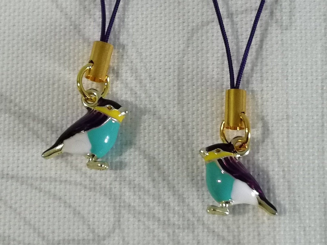 Phone Charm Strap Bird | Telefoon Koord, Hanger, Bedels, Metaal, Gold ...