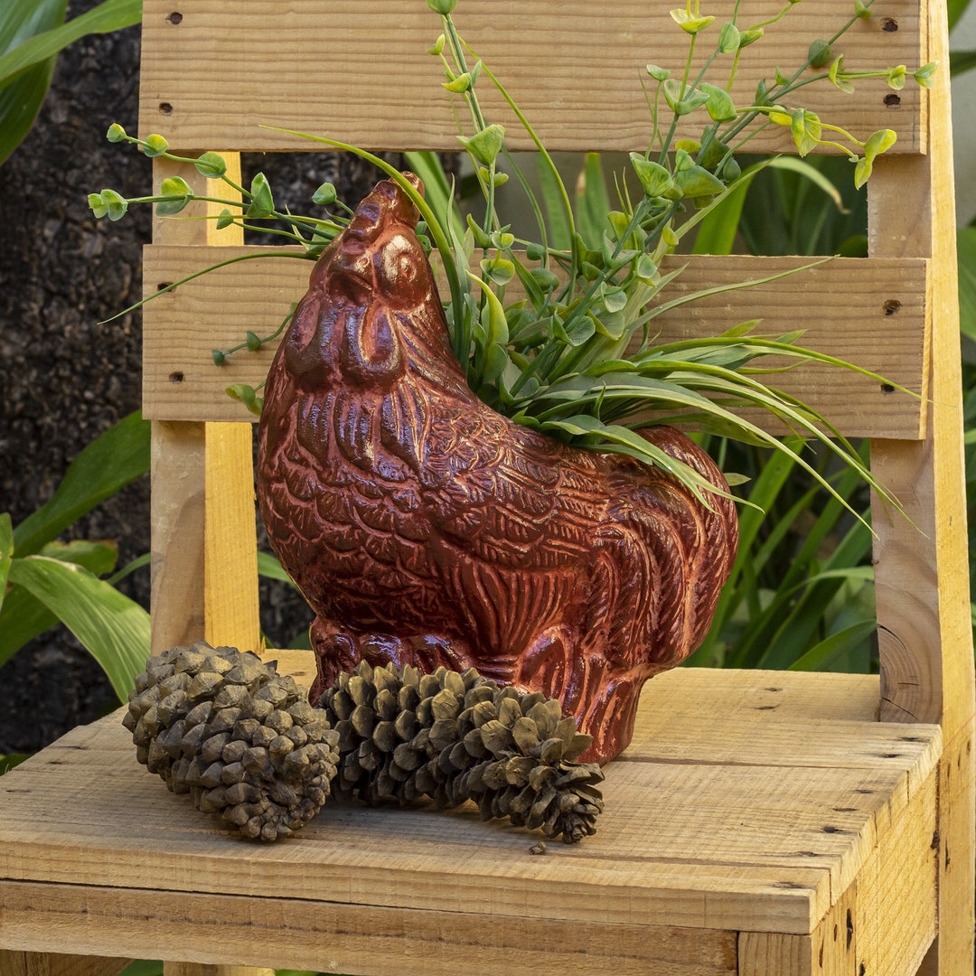 Flower Pot Made of Clay Tap Indoor & Outdoor, Handmade Planter, Garden ...