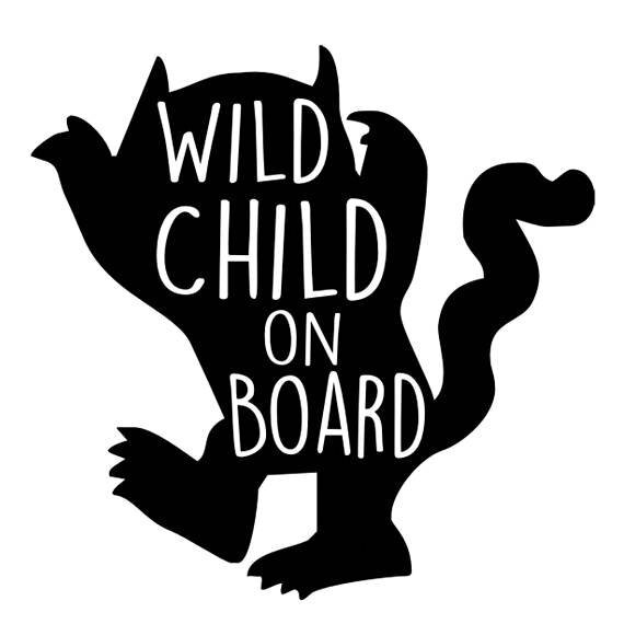 Wild Child on Board Decal - Etsy