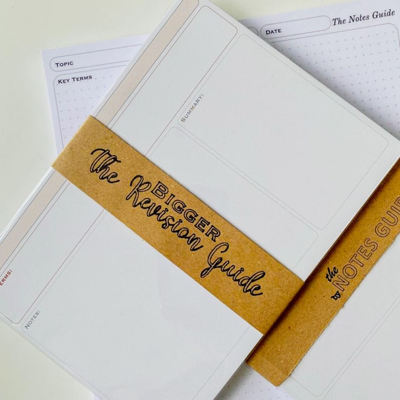 A5 Revision Flashcards and Notepad Bundle for All Students | Etsy