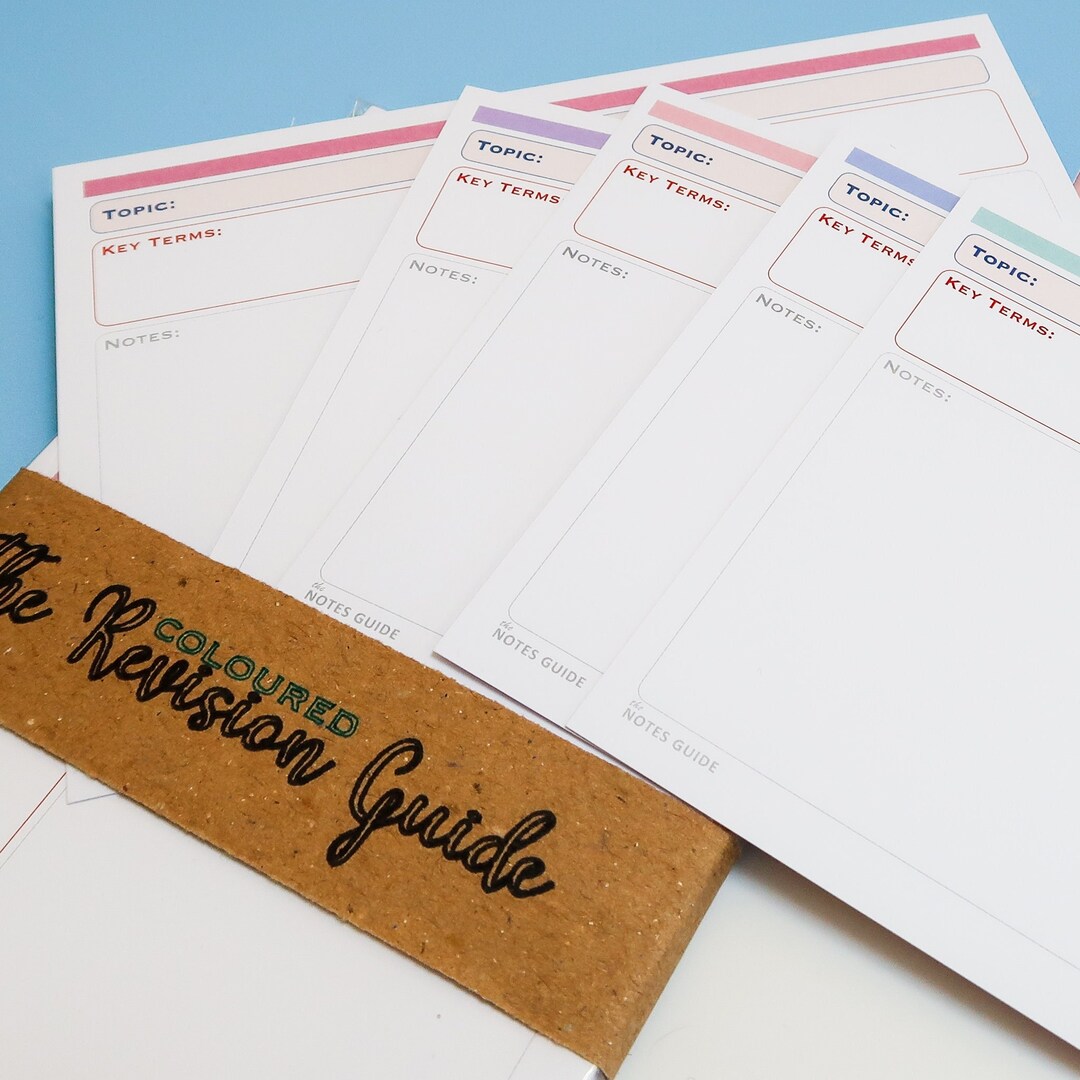 Coloured Revision Flashcards | for All Students at Any Level | 300 Gsm ...