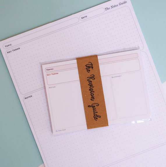 Revision Flashcards and Notepad Bundle for All Students at - Etsy
