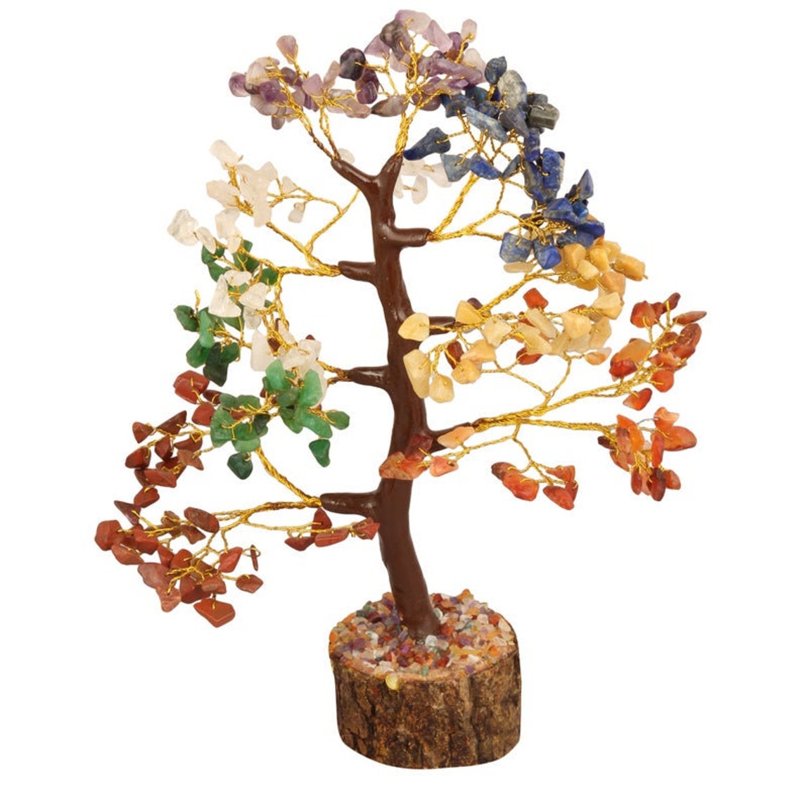 Bulk 7 Chakra Chips Tree Handmade Seven Chakra Chips Tree | Etsy