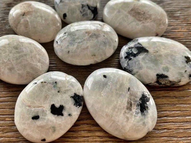 Bulk 1 Kg Rainbow Moonstone Palm Stone Crystal Pebble - Etsy