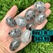 Bulk 2 Lbs Rutilated Quartz Tumbled Stone Black Rutile Crystal Quartz ...