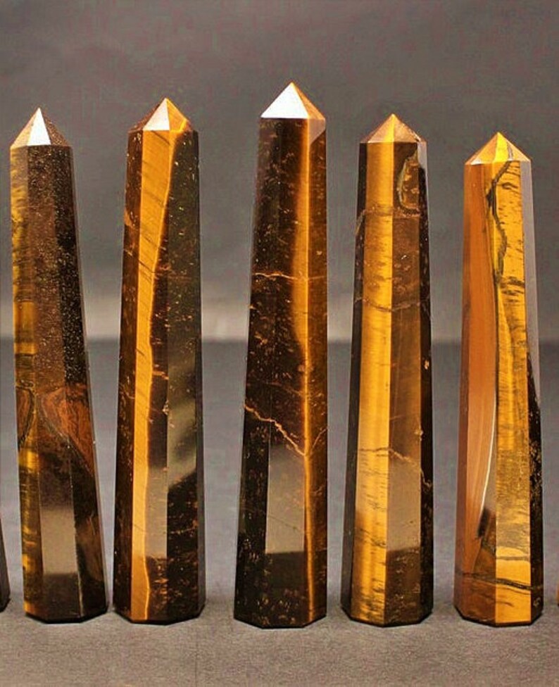 Bulk 1 Kg Tiger Eye Obelisk Tiger Eye Gemstone Obelisk | Etsy