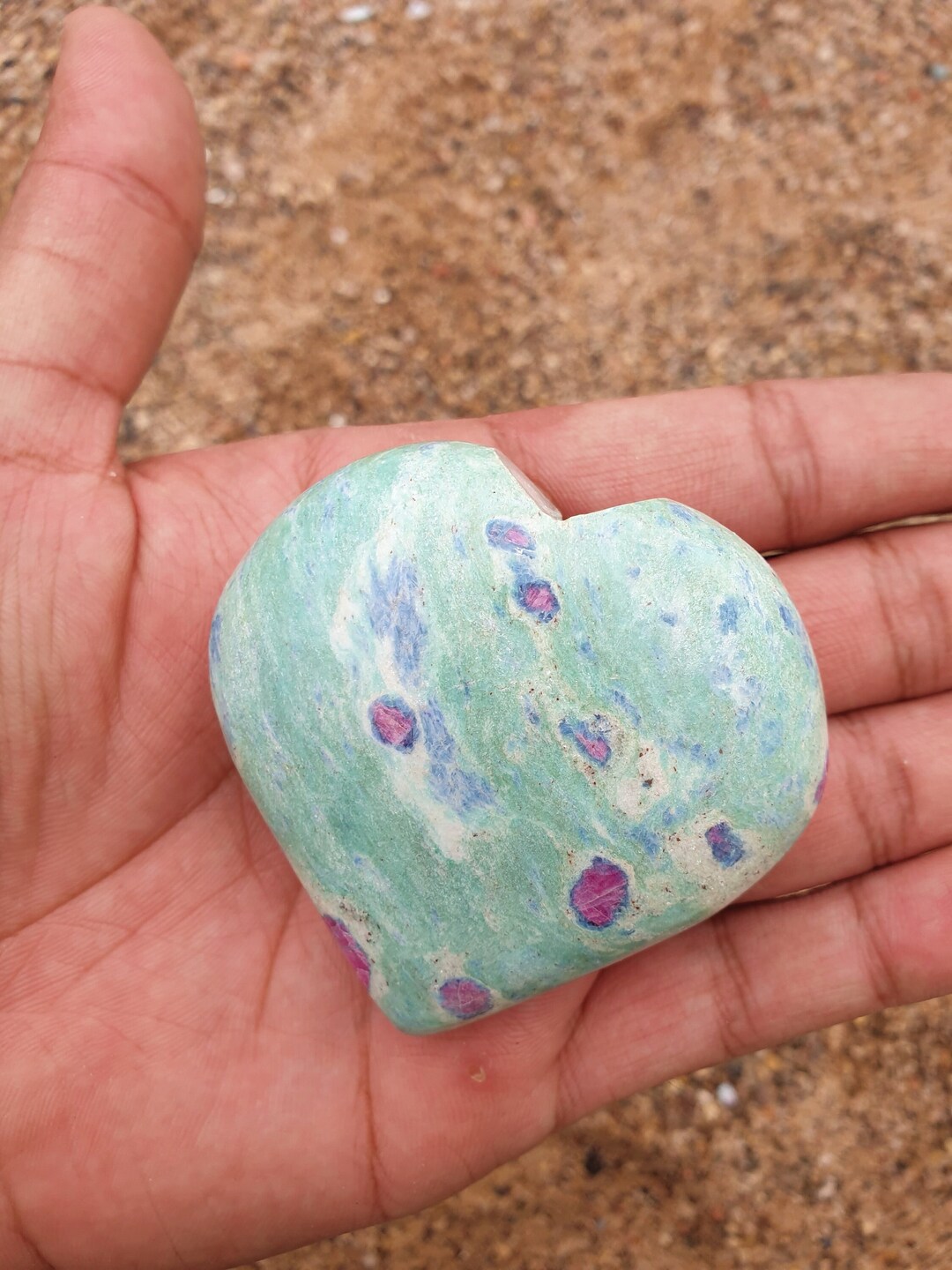 Ruby Fuchsite Puffy Hearts | Healing Crystal Carving, 2 Lbs Bulk - Etsy