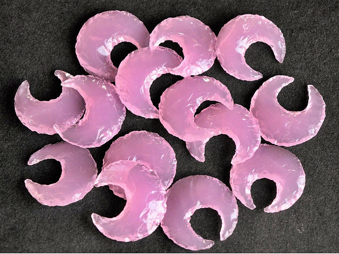 50 Pieces Rose Moonstone Bulk Rose Quartz Moonstone Rose | Etsy