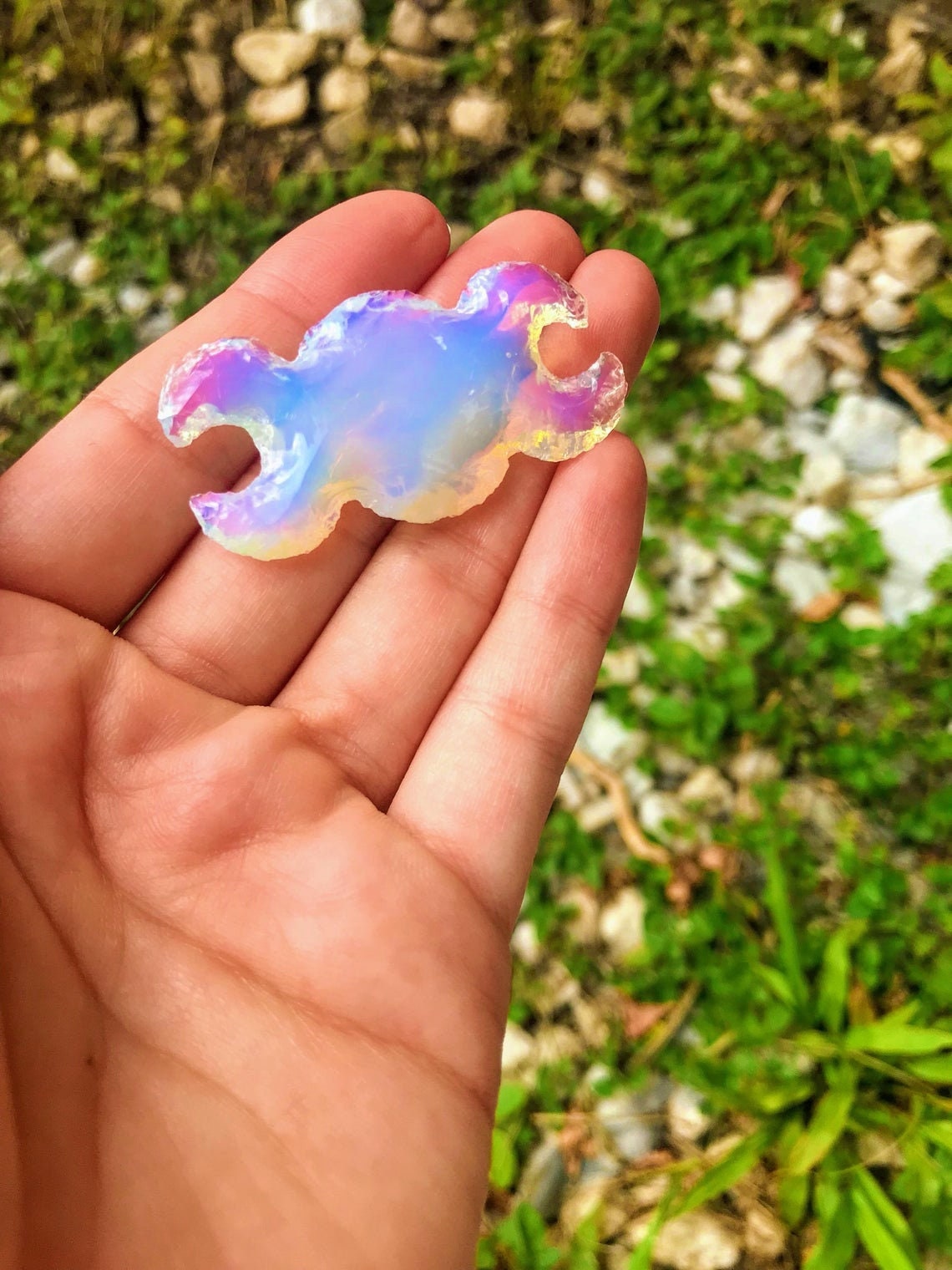 50 Pieces Opal Moonstone Opal Triple Moonstone Triple Moon | Etsy