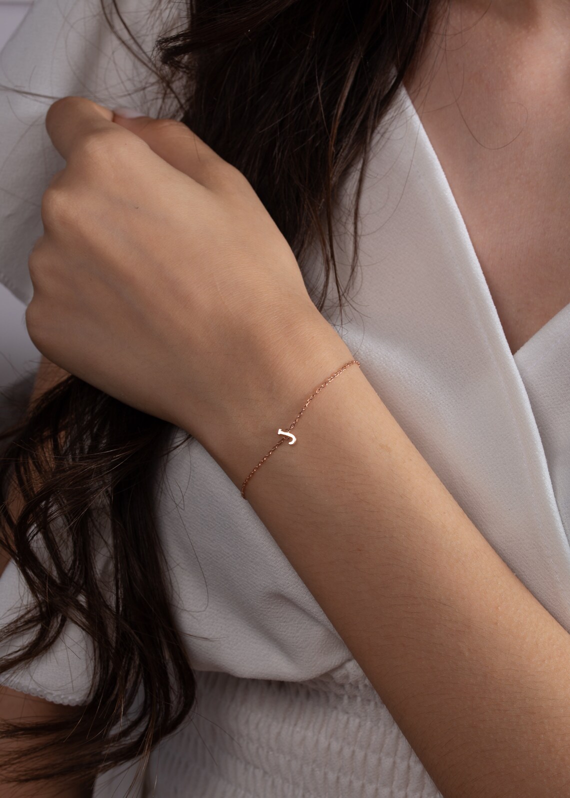 Personalized Letter Bracelet Custom Initial Bracelet - Etsy