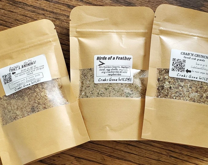 As Easy as ABC Hermit Crab Protein/vacation Food Bundle - Etsy