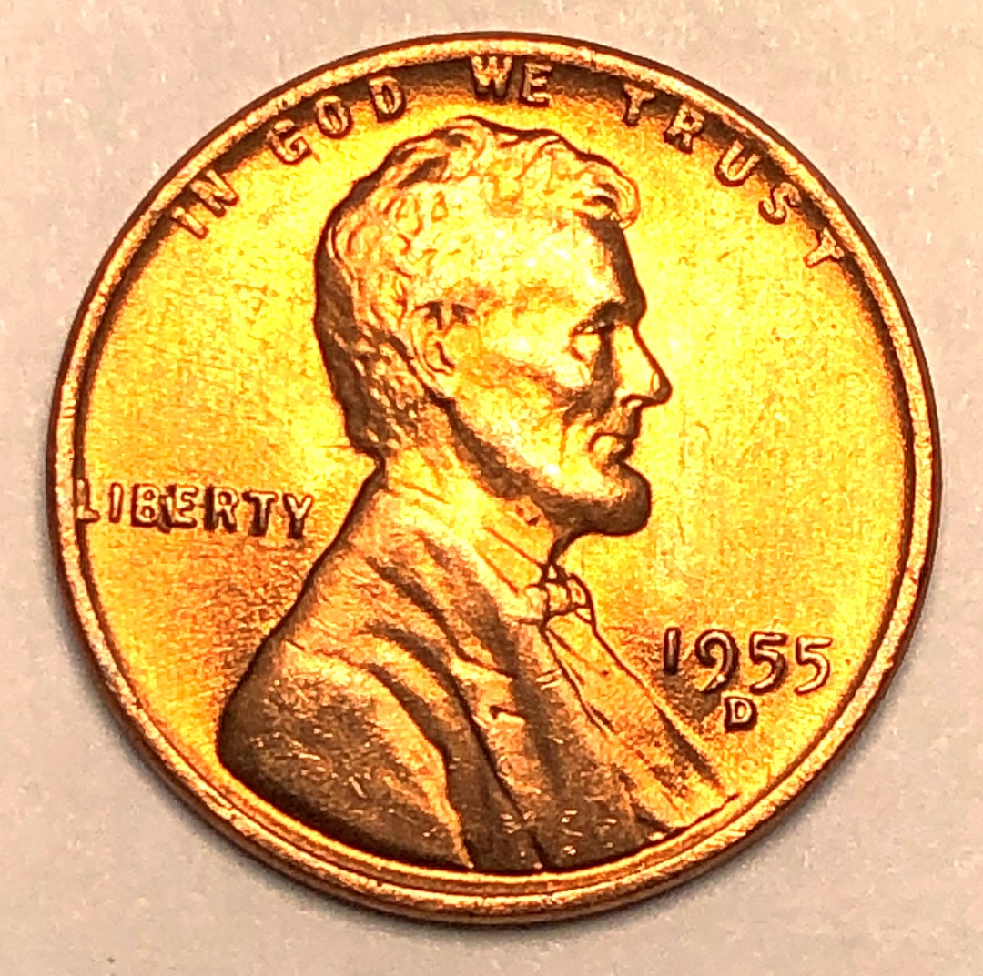 1955-D BIE RD Cent in Uncirculated Condition. - Etsy