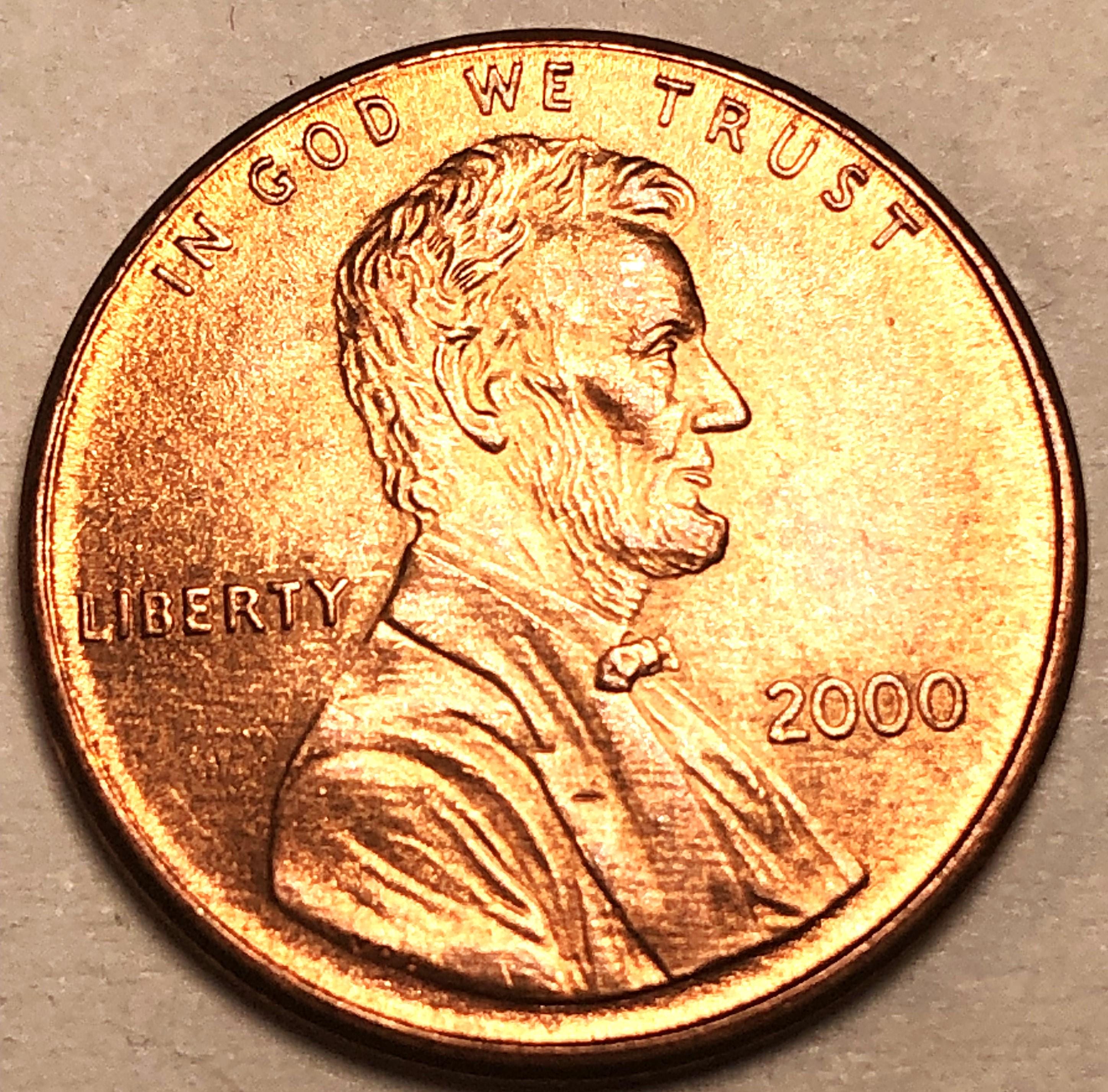 2000 Red Cent in Uncirculated Condition With Wide AM on Reverse - Etsy