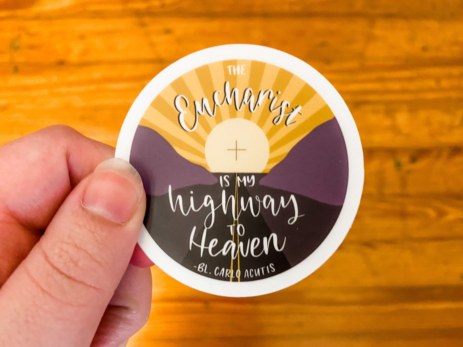 Eucharist Blessed Carlo Acutis Sticker the Eucharist is My - Etsy UK