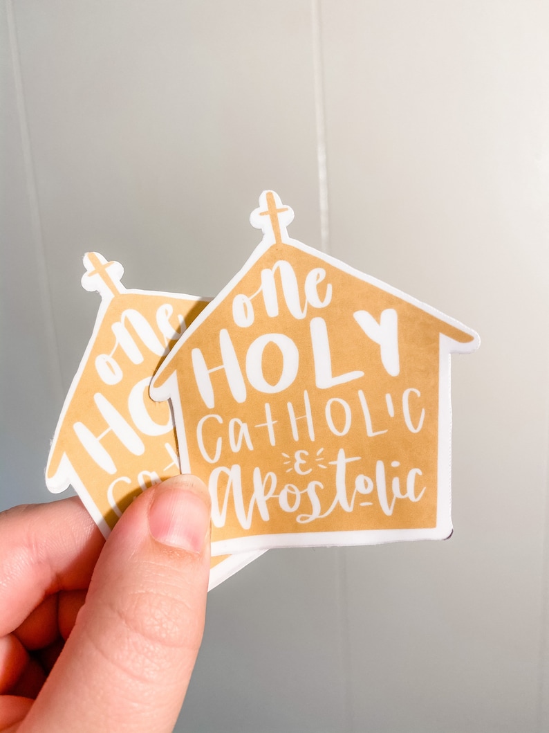 One Holy Catholic and Apostolic Sticker Catholic Church | Etsy