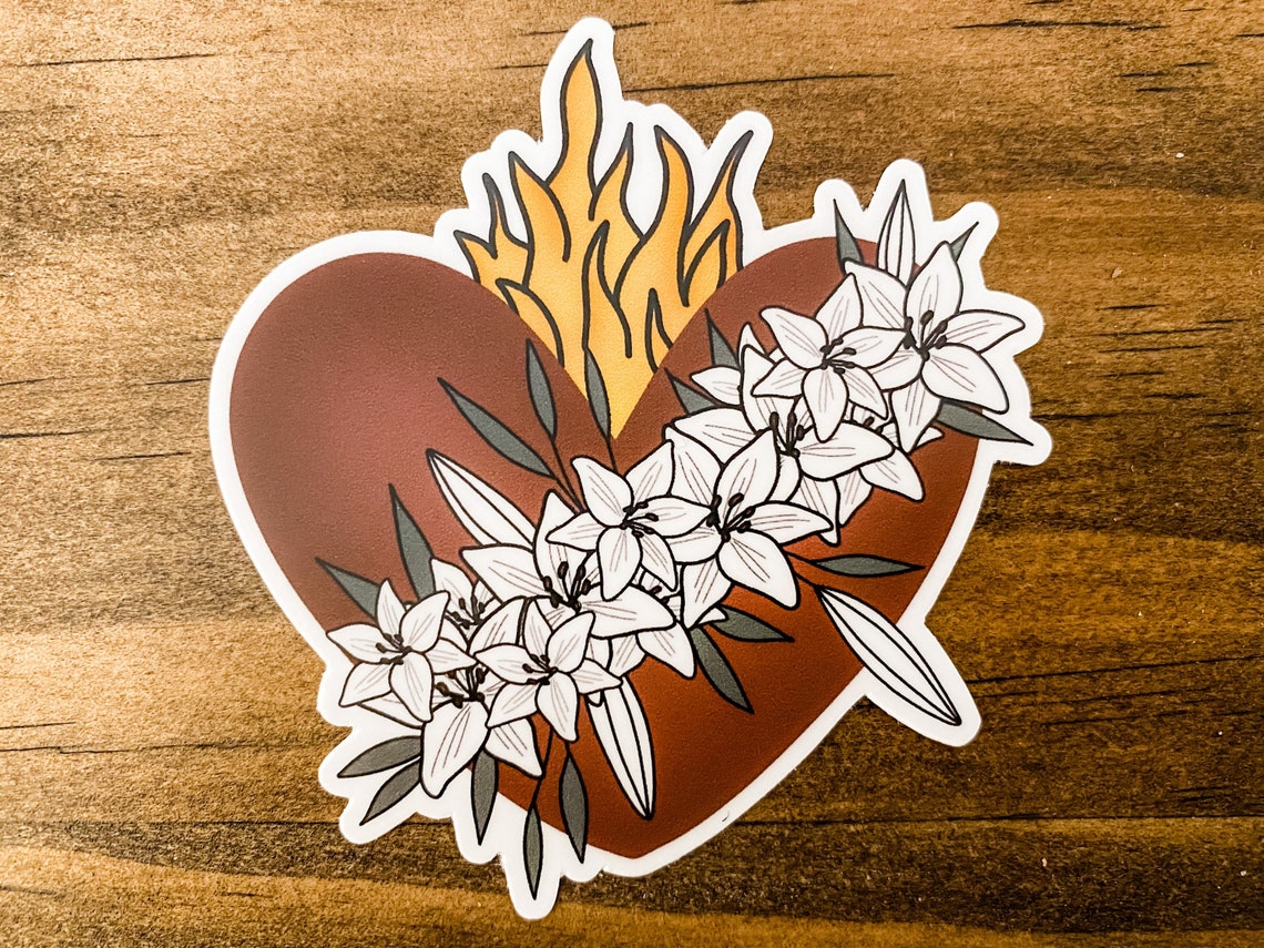 St. Joseph Most Chaste Heart Sticker Catholic Sticker Holy | Etsy
