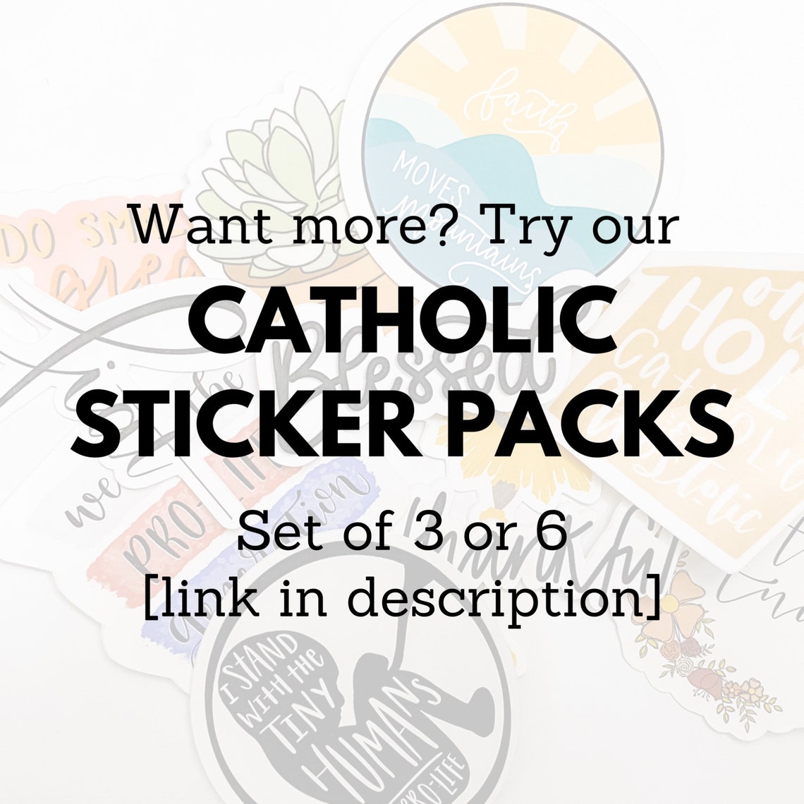 One Holy Catholic and Apostolic Sticker Catholic Church | Etsy