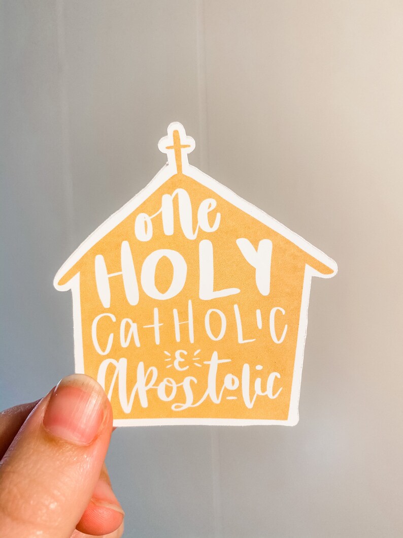 One Holy Catholic and Apostolic Sticker Catholic Church - Etsy