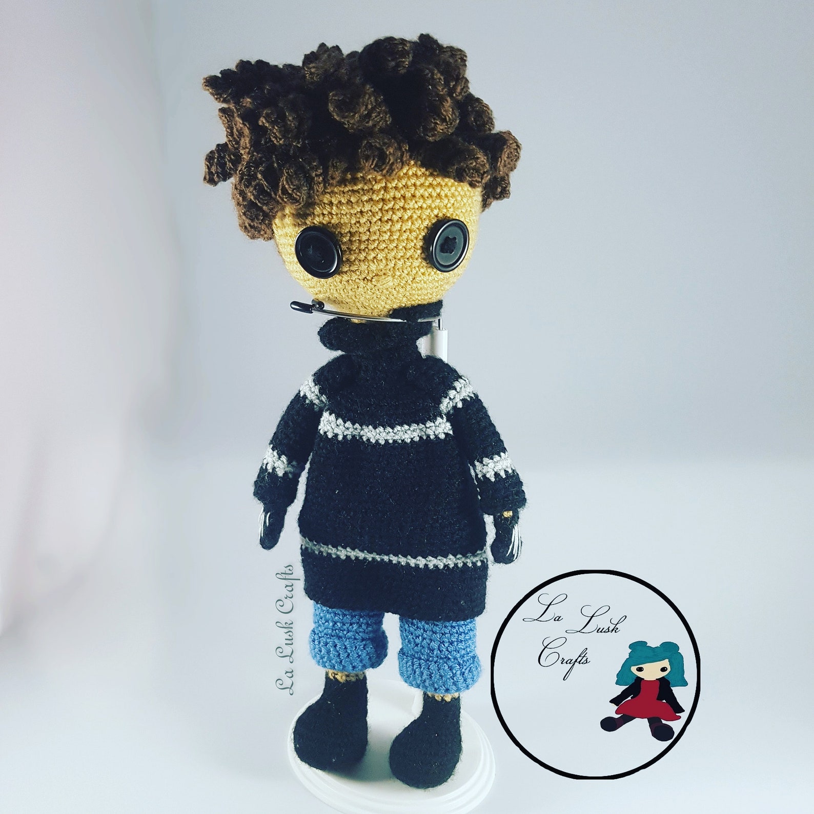 Wybie (wyborn) Lovat Handmade Crochet Art Doll From the Film Coraline ...