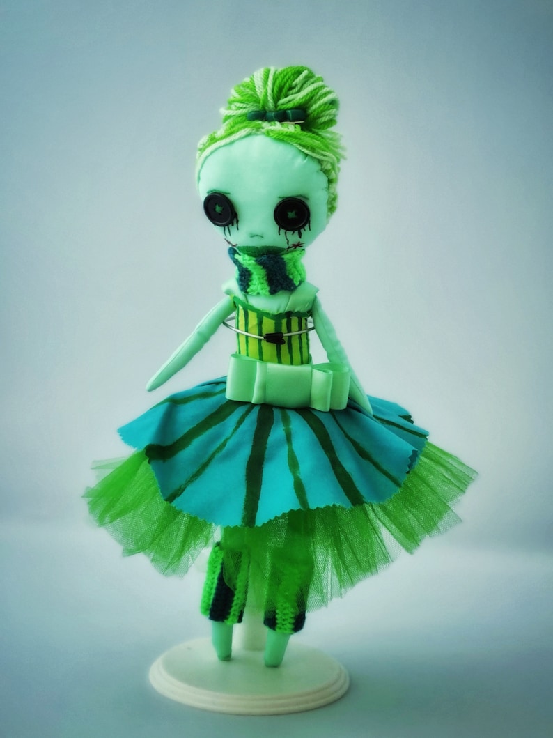 Miss Spink Inspired by the Film Coraline. OOAK Heirloom Art Doll ...