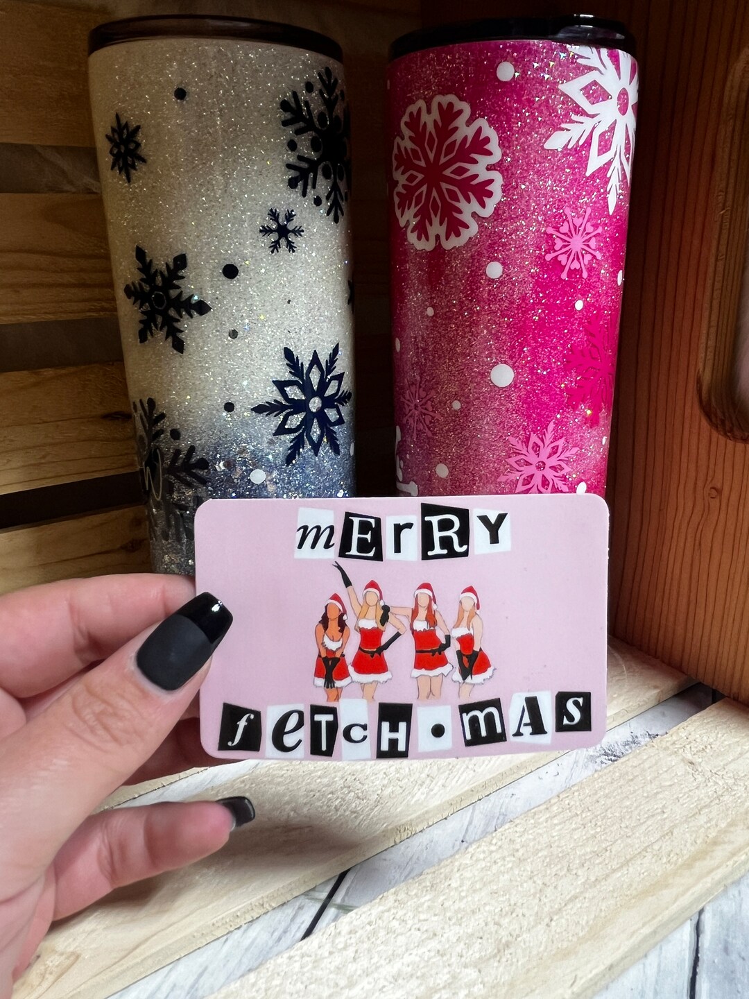 Merry Fetch-mas Sticker Mean Girls Inspired Sticker Cute - Etsy