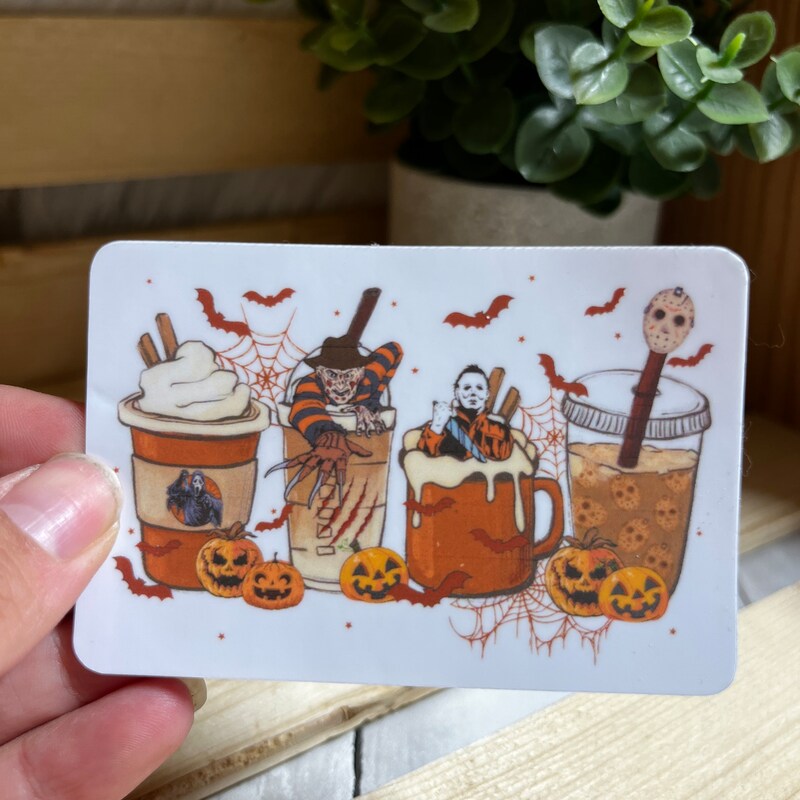 Latte Sticker - Etsy