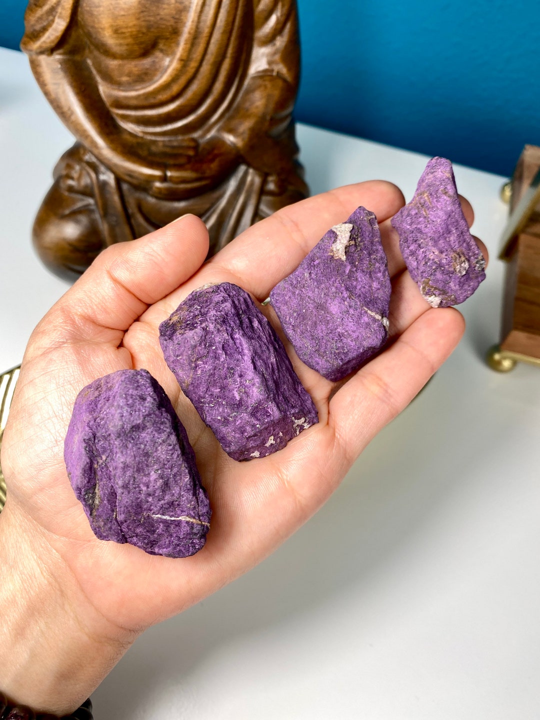 Raw Purpurite From Brazil / Rough Purpurite - Etsy