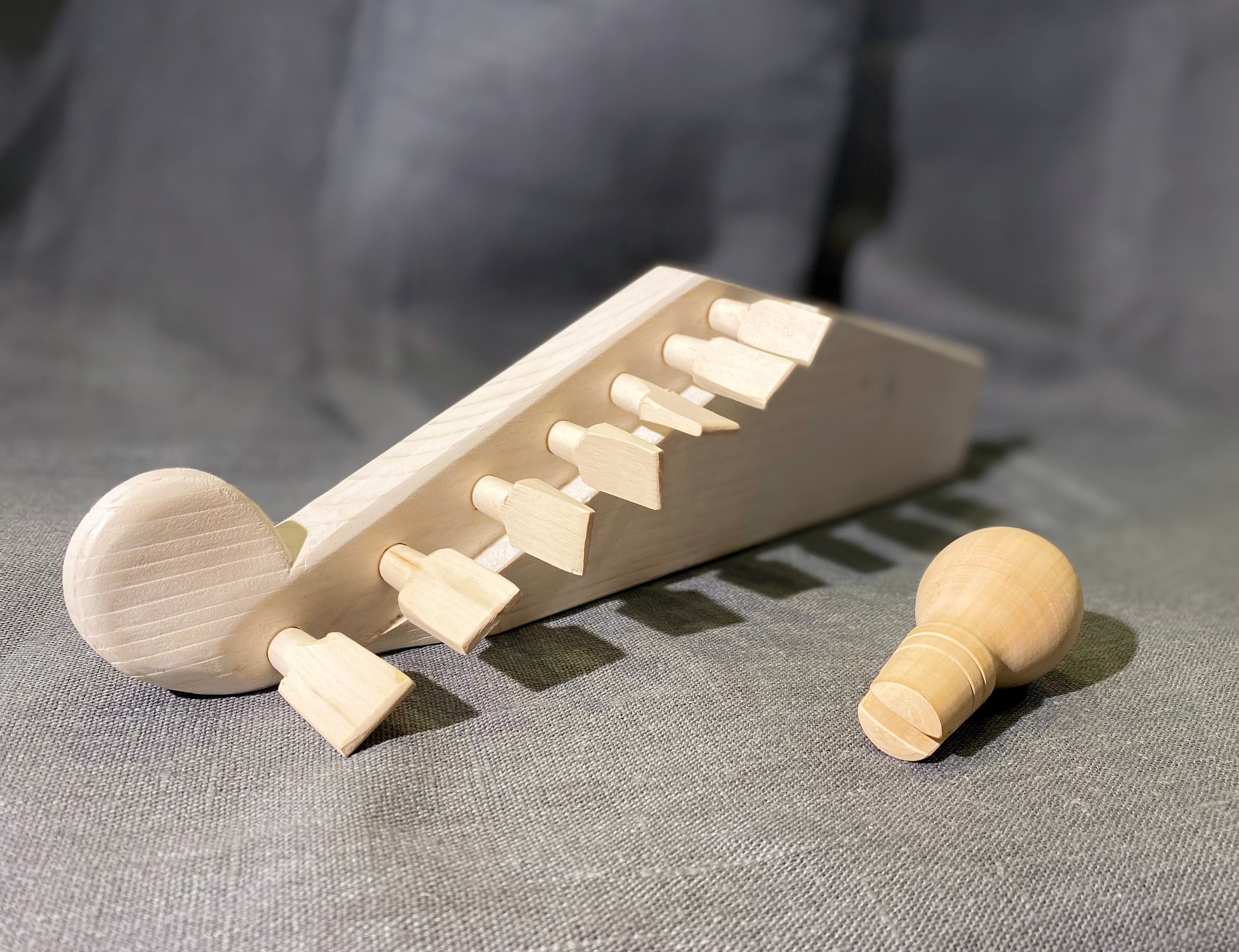 Latvian Folk Music Instrument Kokle. String Instrument With the ...