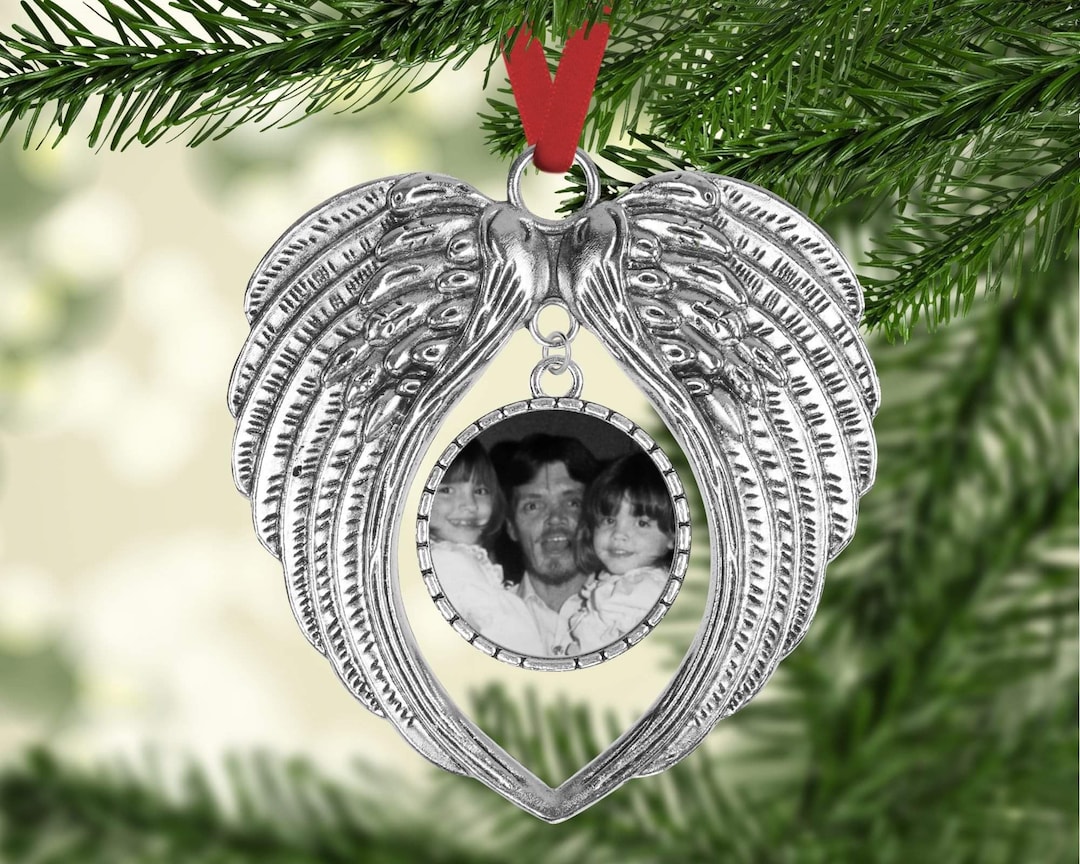 Memorial Photo Ornament, Personalized Gift, Picture Ornaments, in ...