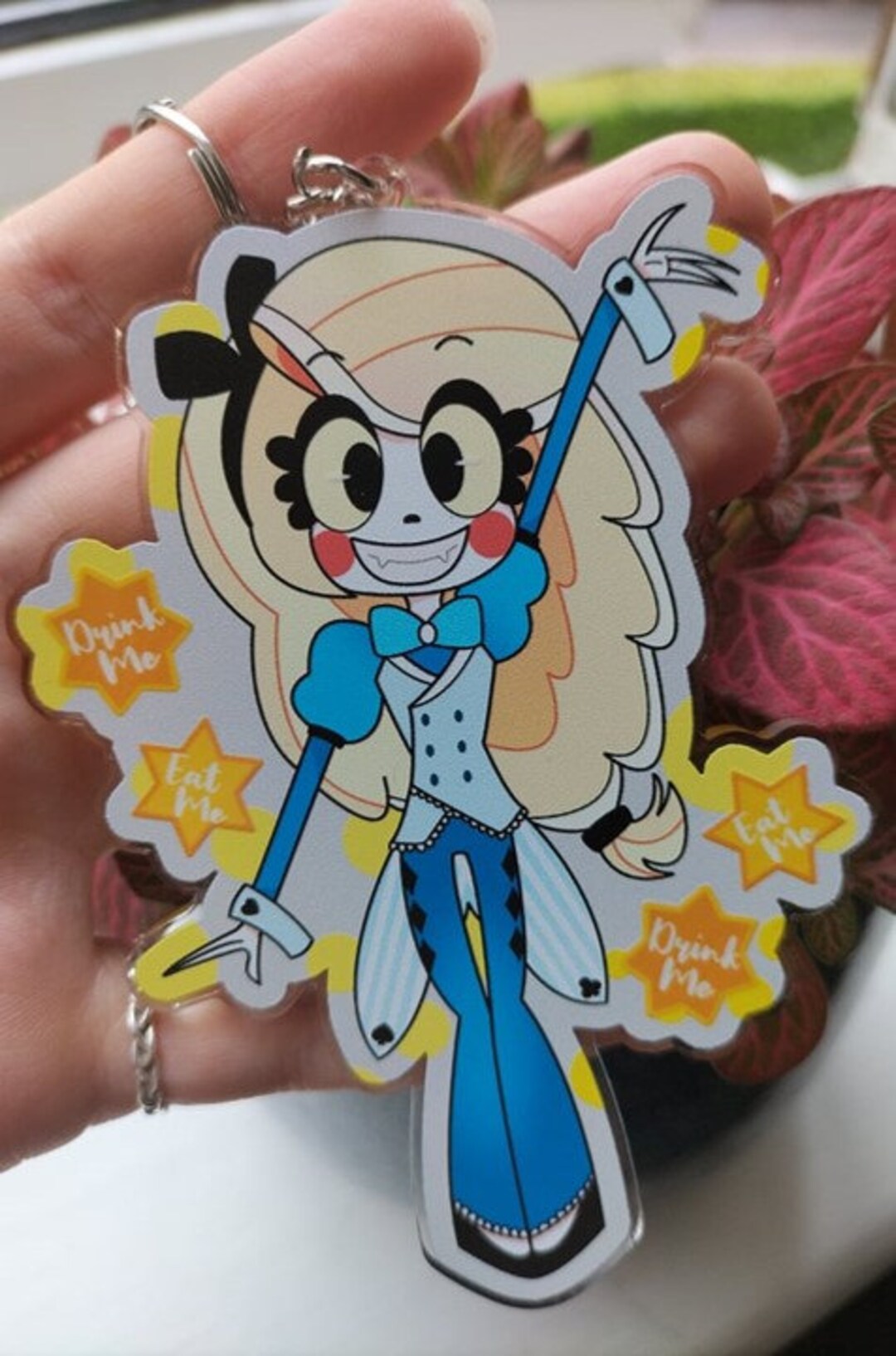 Hazbin in Wonderland Charlie Cute Adorable Kawaii Key Chain - Etsy