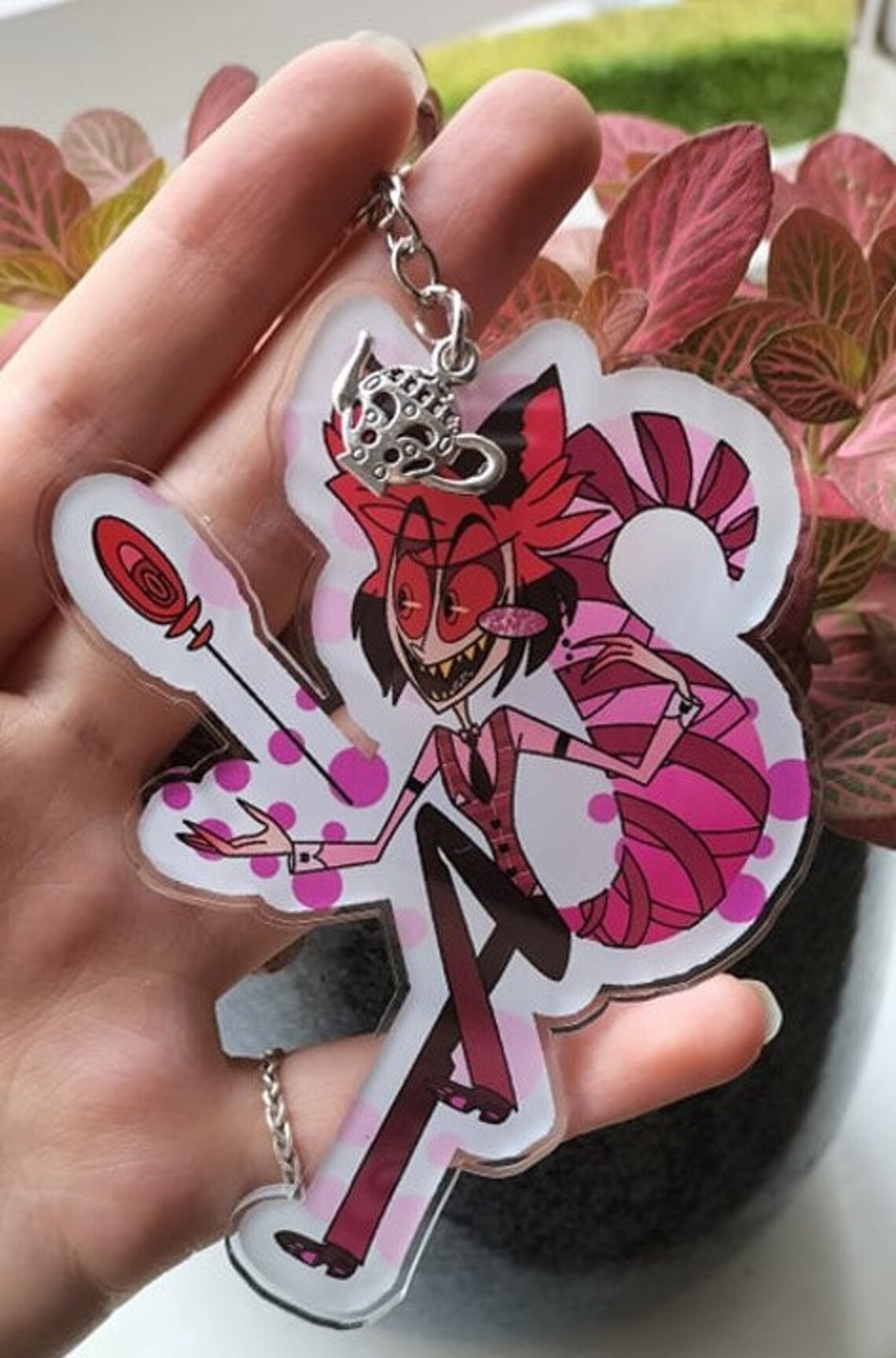 Hazbin in Wonderland Alastor Cute Adorable Kawaii Key Chain - Etsy