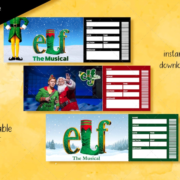 Elf Invitation - Etsy