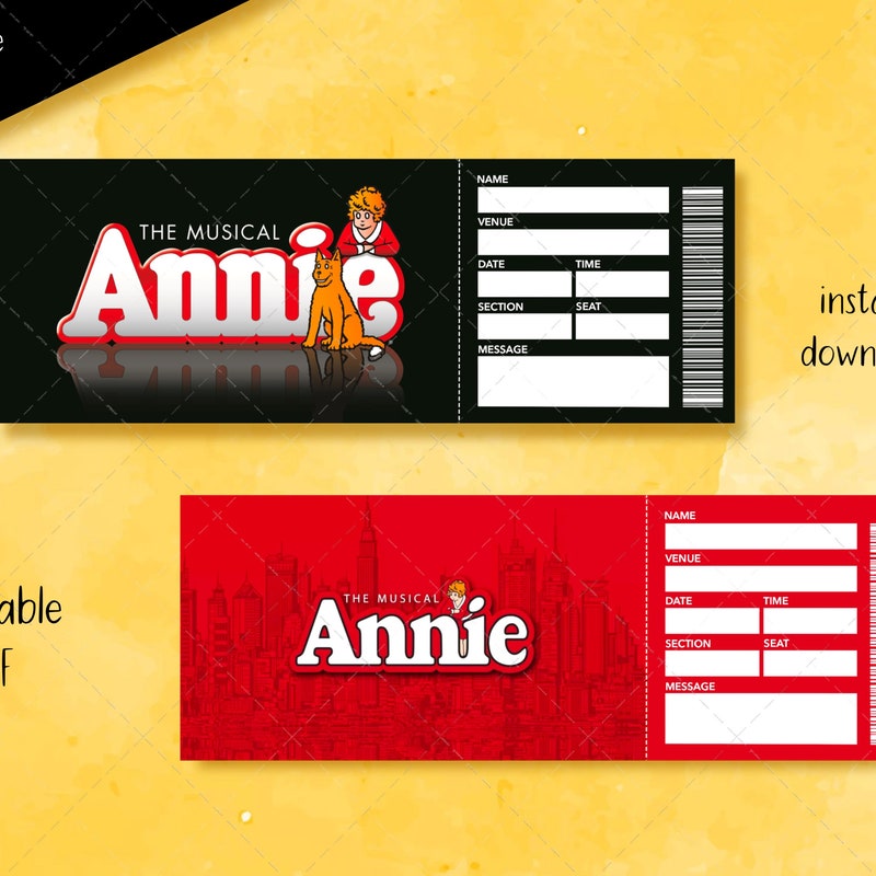 Annie Musical - Etsy