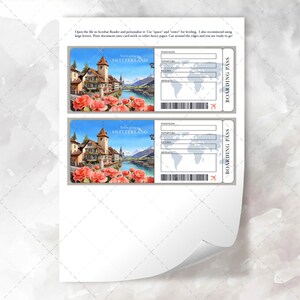 Surprise Switzerland Trip Ticket, Switzerland Vacation Tickets ...