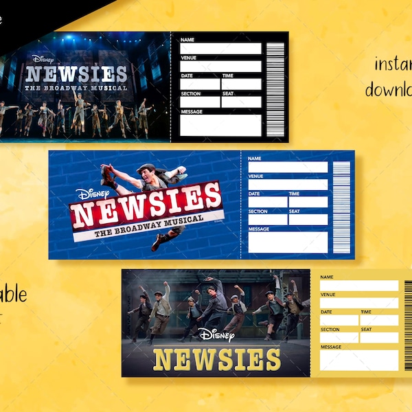 Newsies - Etsy