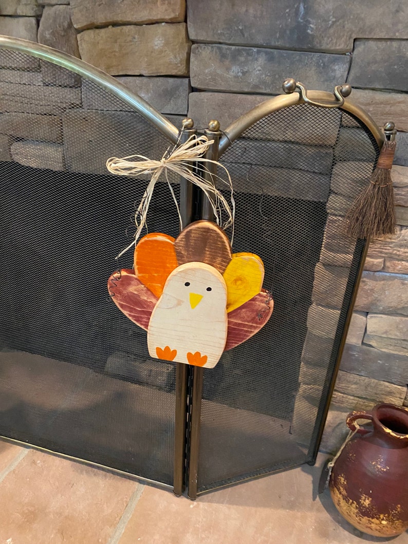 Turkey Door Hanger,wooden Turkey Sign,rustic Thanksgiving Decor,rustic ...