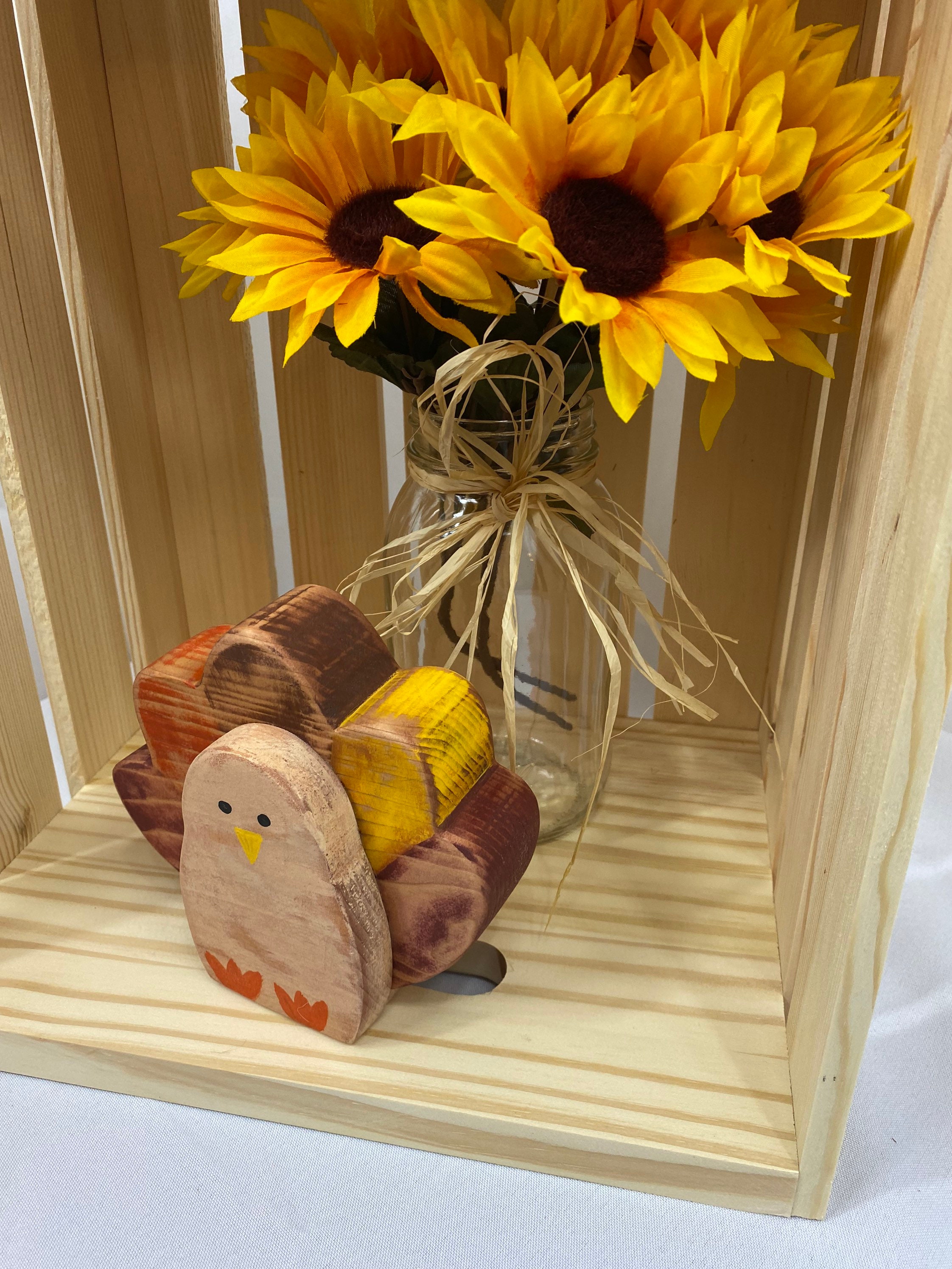 Turkey Shelf Sitter Rustic Thanksgiving Decor Primitive - Etsy