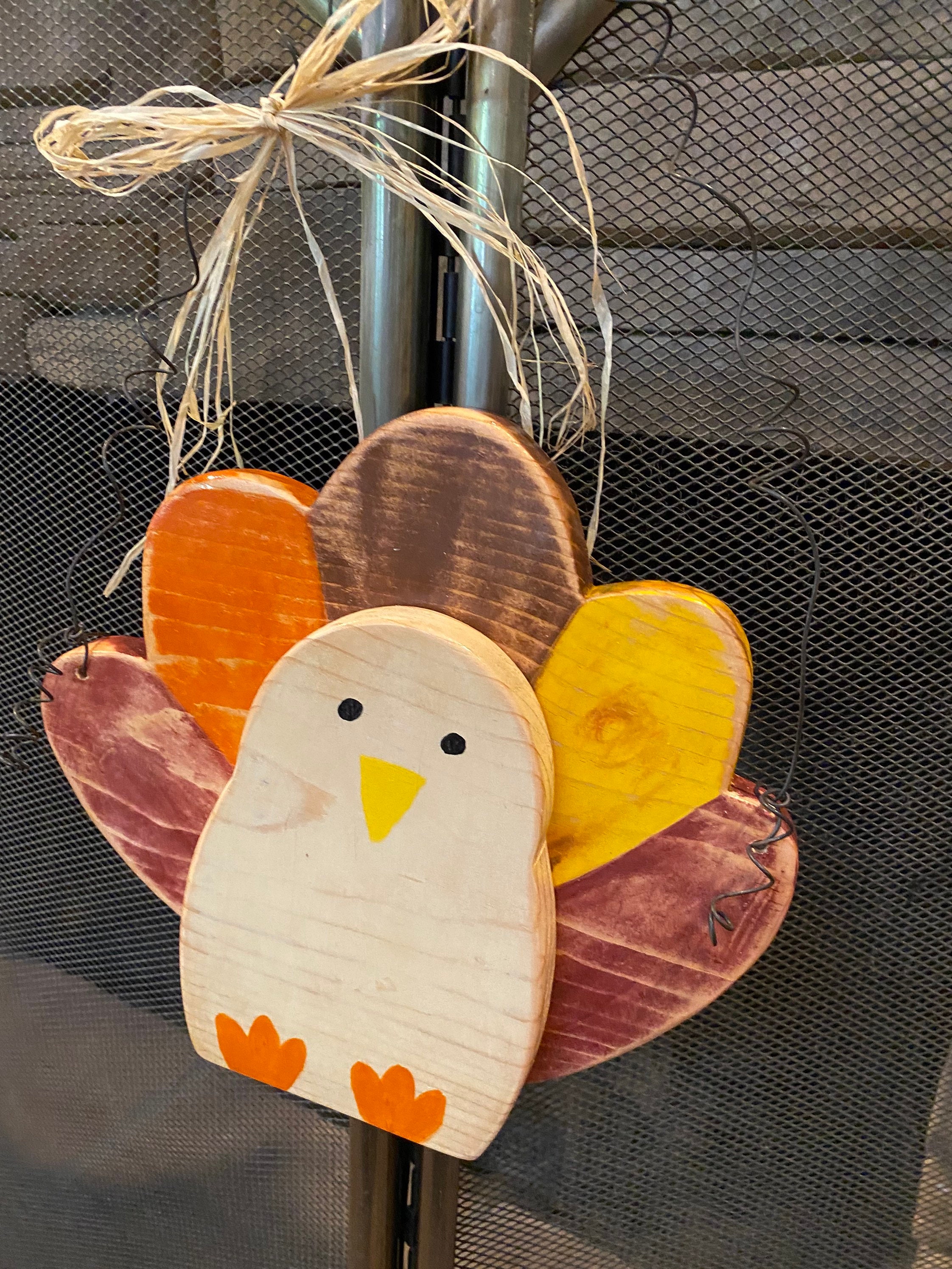 Turkey Door Hanger,wooden Turkey Sign,rustic Thanksgiving Decor,rustic ...