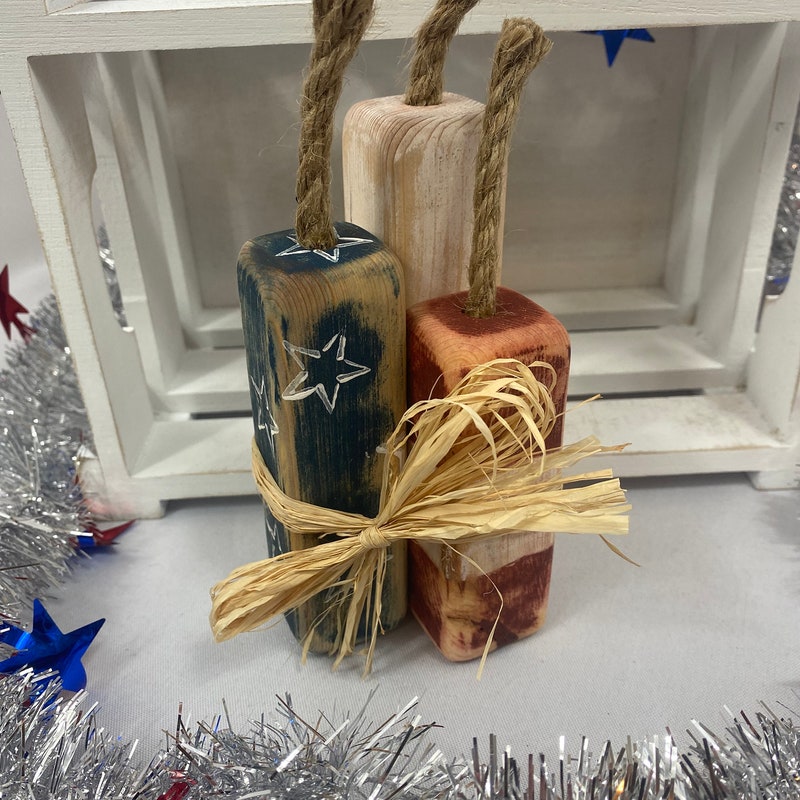 Wood Fireworks - Etsy