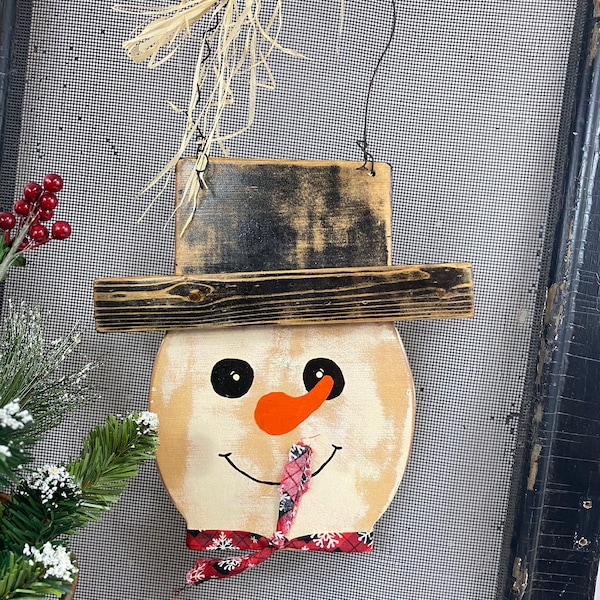 Rustic Snowman - Etsy